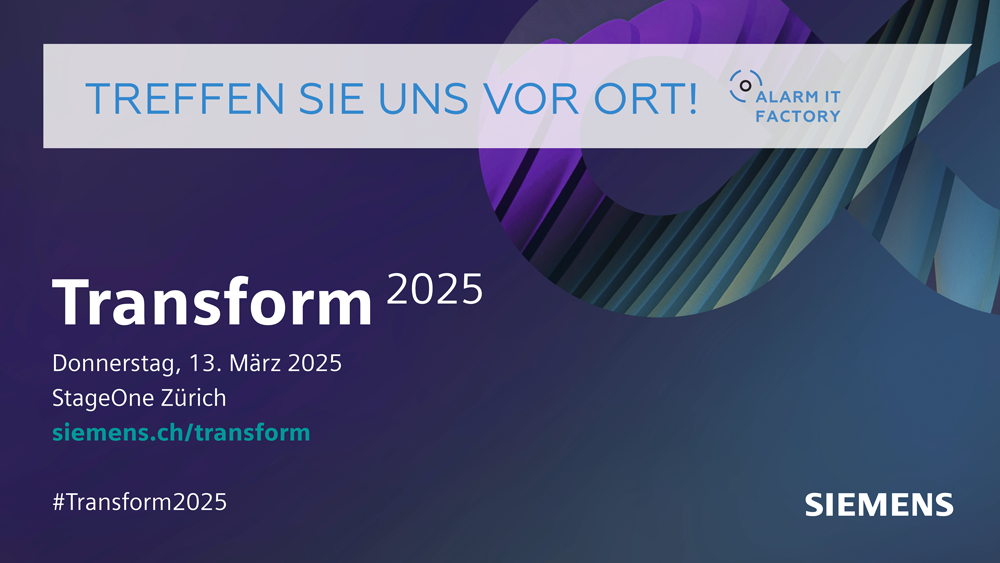 Alarm IT Factory at Siemens Transform 2025 - Alarm IT Factory
